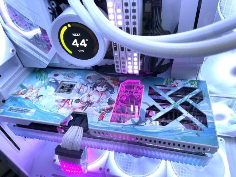 【白いグラボ】YESTON RTX4070ti Sakura Sugarのレビュー。個性的な発光ギミックが光るグラボ